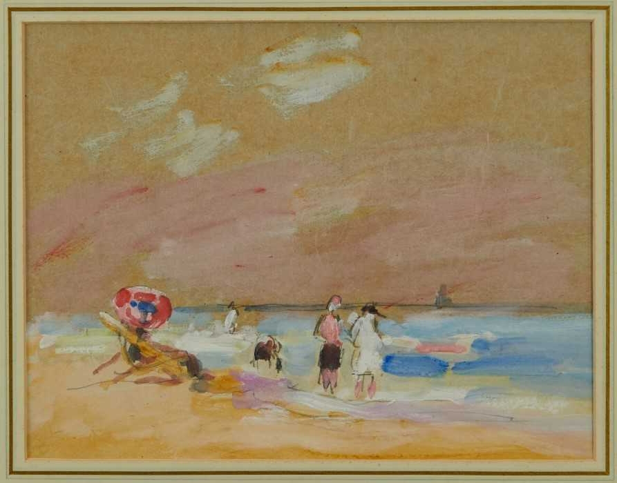 Robert Graham Dryden Alexander | The Alexander Family on the beach at ...