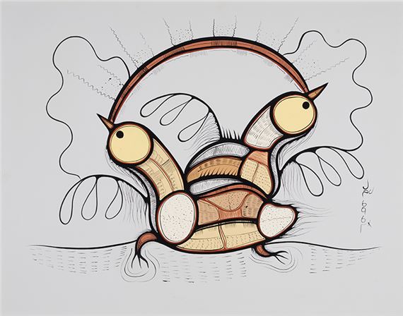 Kakegamic Joshim | Two Loons Out in the Lake | Compare similar artworks ...