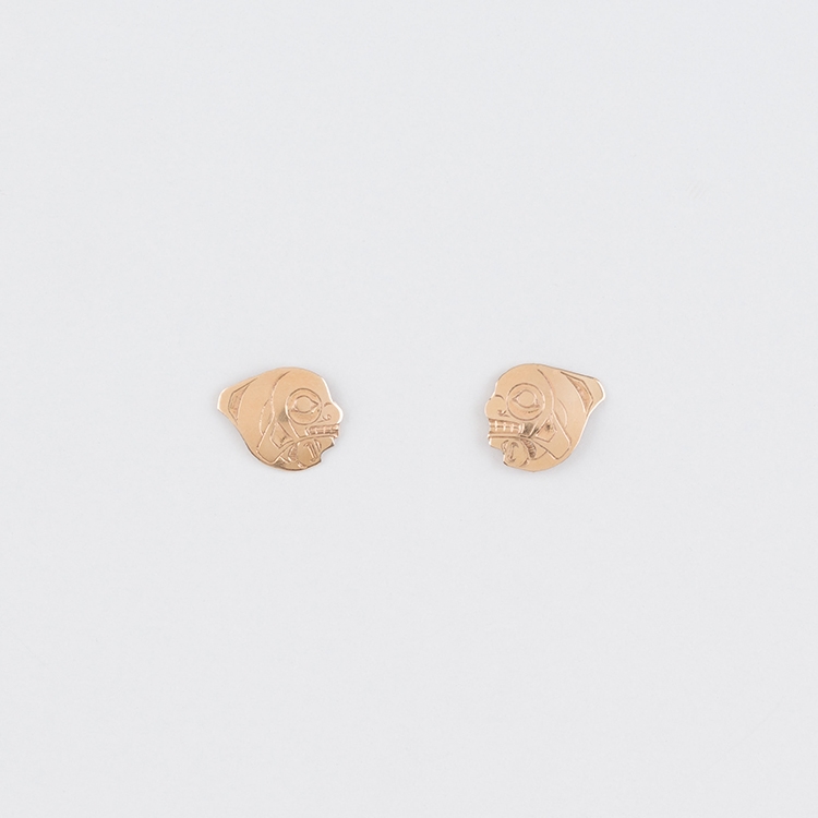 Phil Janze | Killer Whale Stud Earrings (1973) | MutualArt