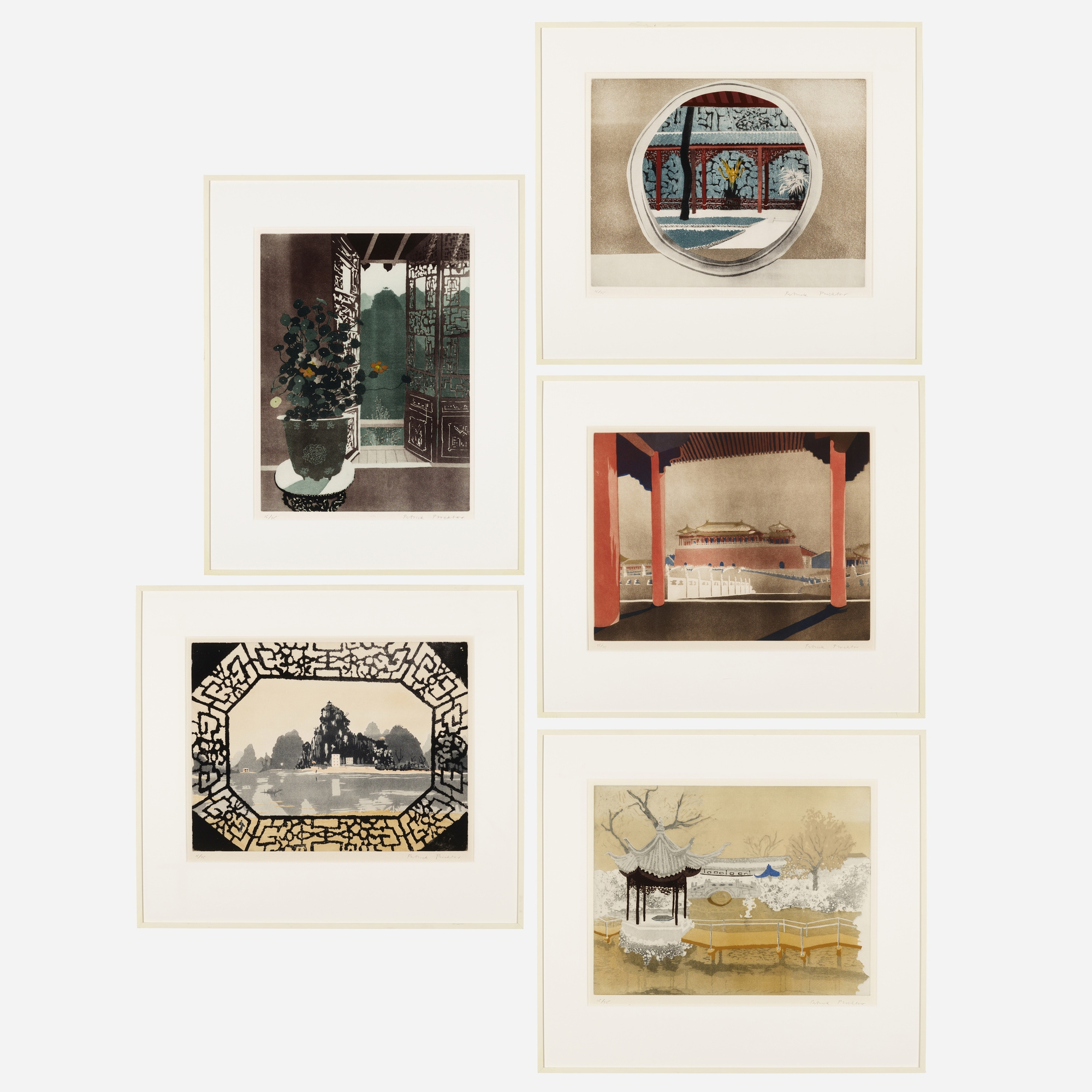 Patrick Procktor | Five works from the China Series (1980) | MutualArt