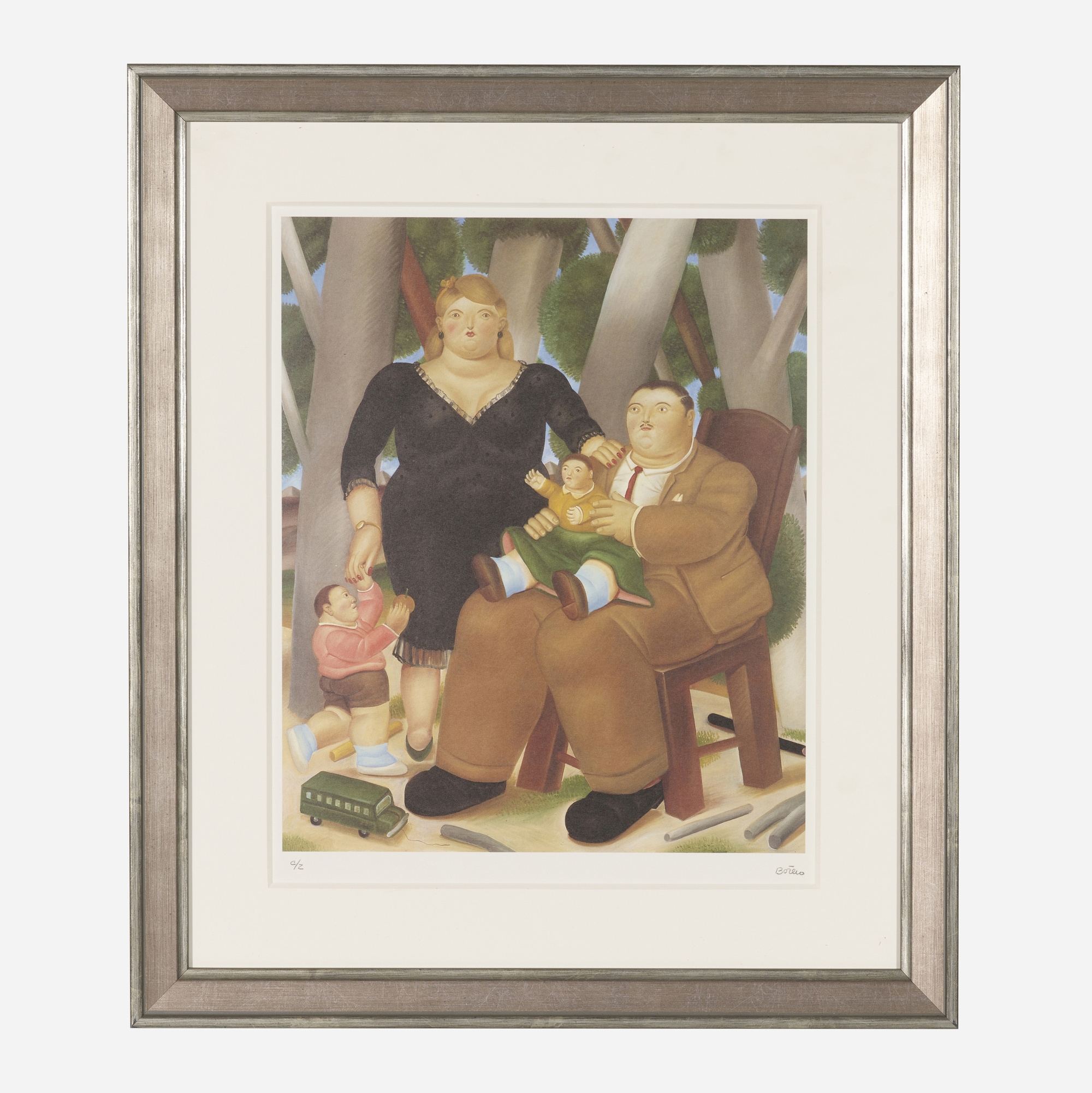 Fernando Botero | Grupo de familia from the Botero series (1983 ...