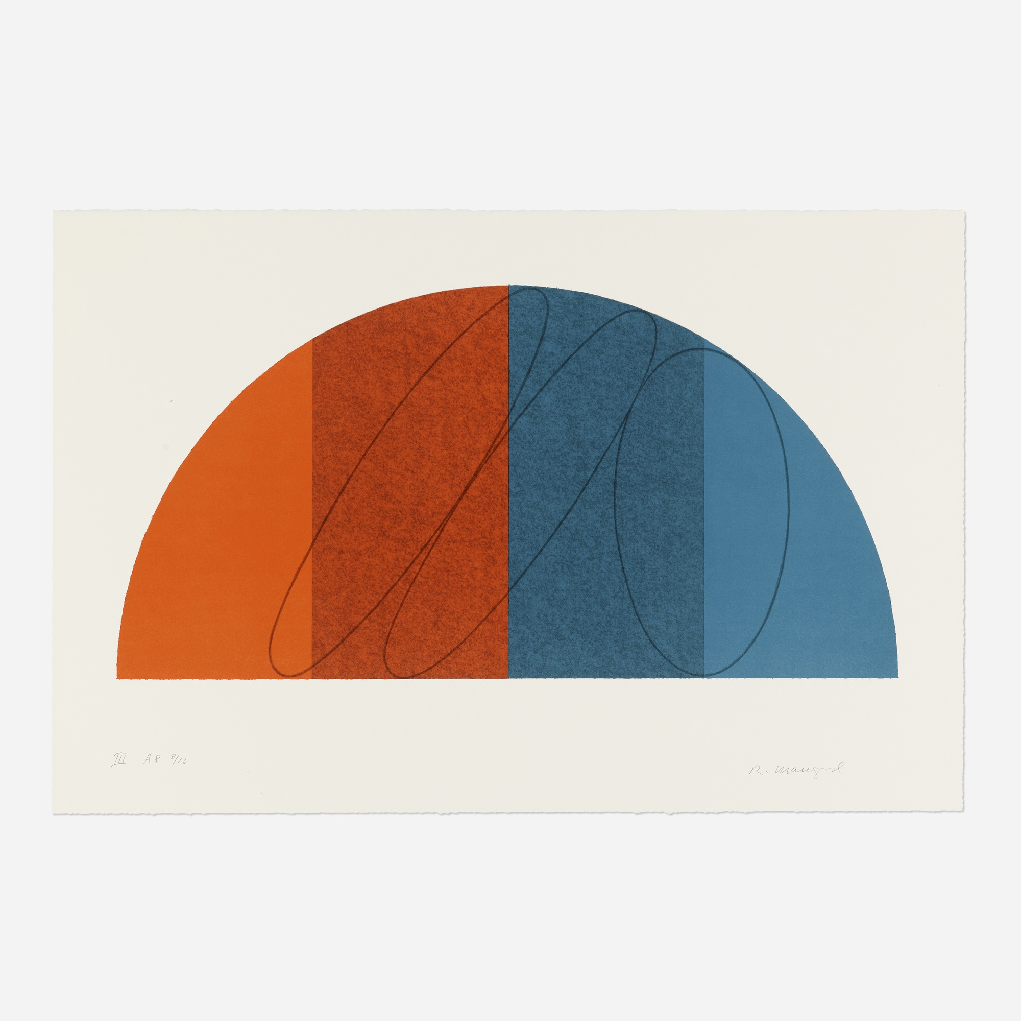 Robert Mangold | Semi-Circle III from the Semi-Circle series (1995 ...