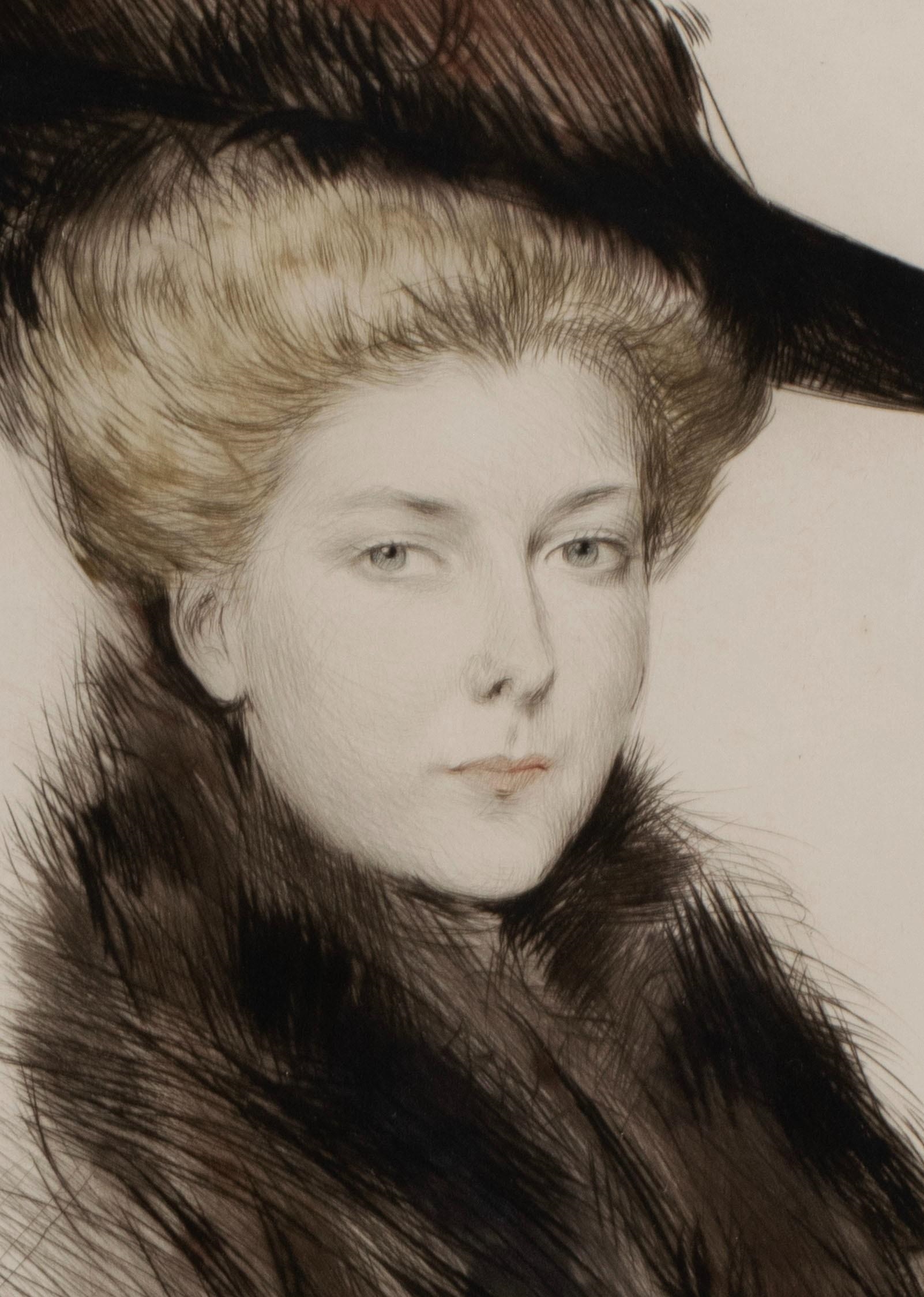 Paul César Helleu | The quarter-length portrait depicting a blonde ...