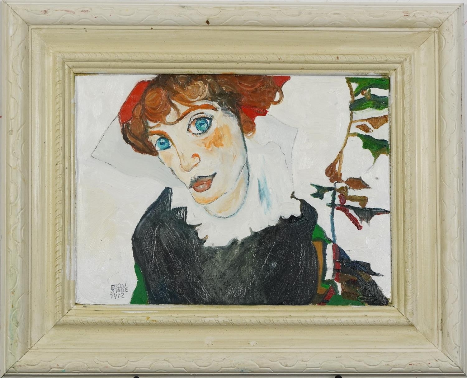 Egon Schiele | portrait of Wally | MutualArt