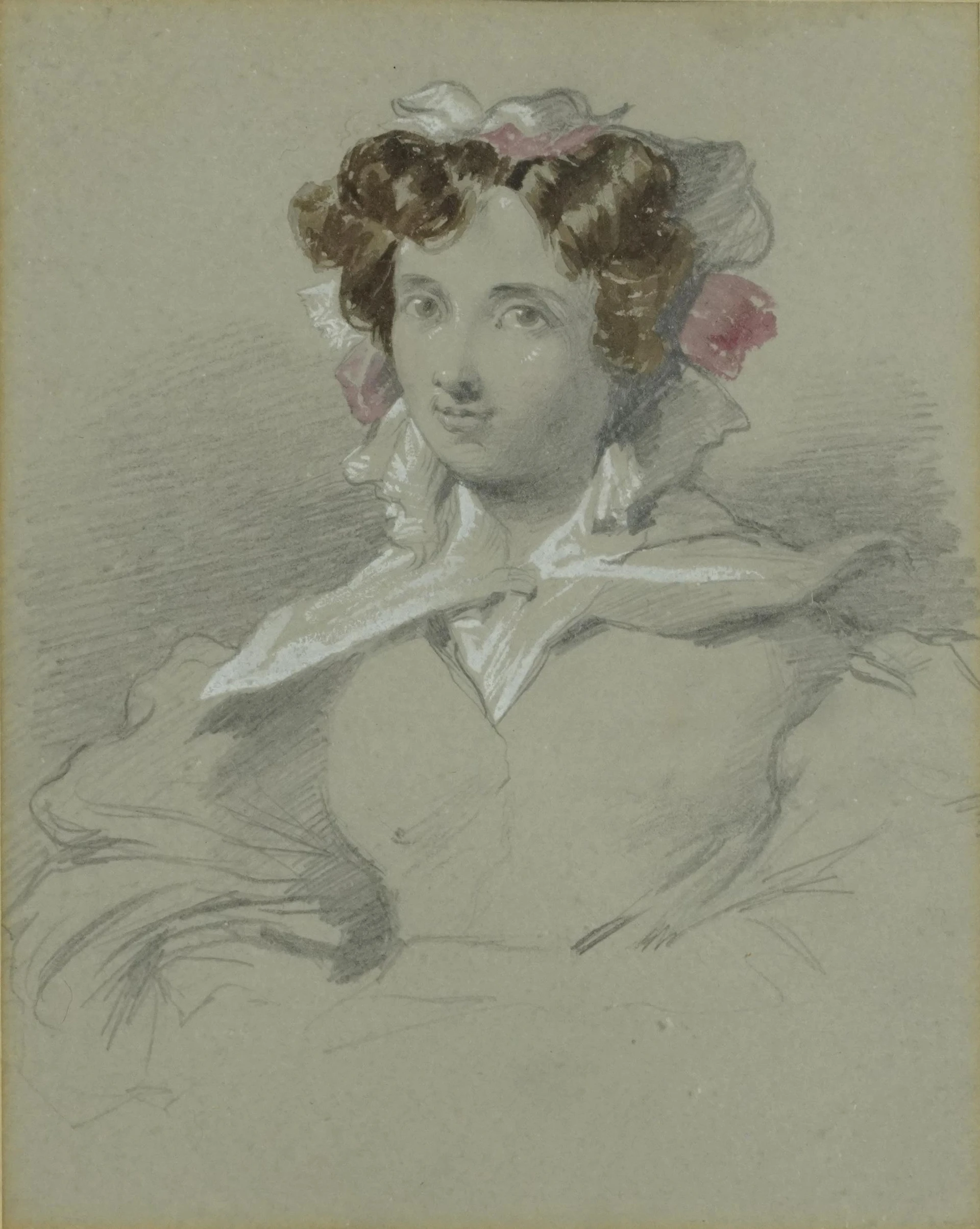 Henry Courtney Selous | Portrait of a lady wearing a bonnet (19th ...