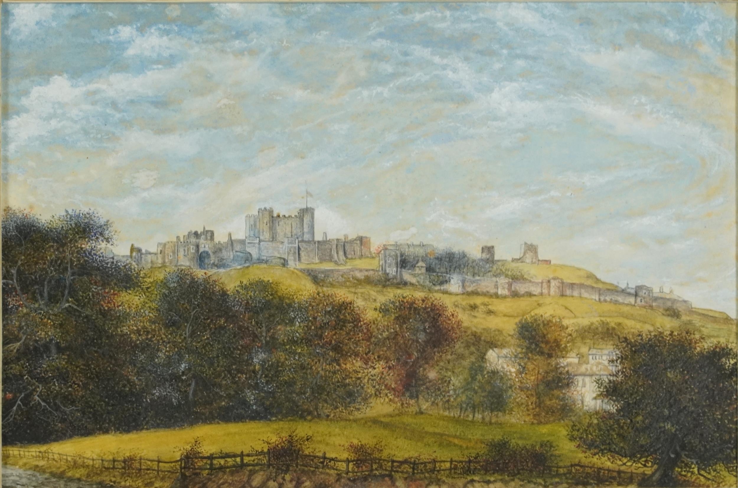 James Robert Thompson | Rural landscape with ruined castle (Early 19th ...
