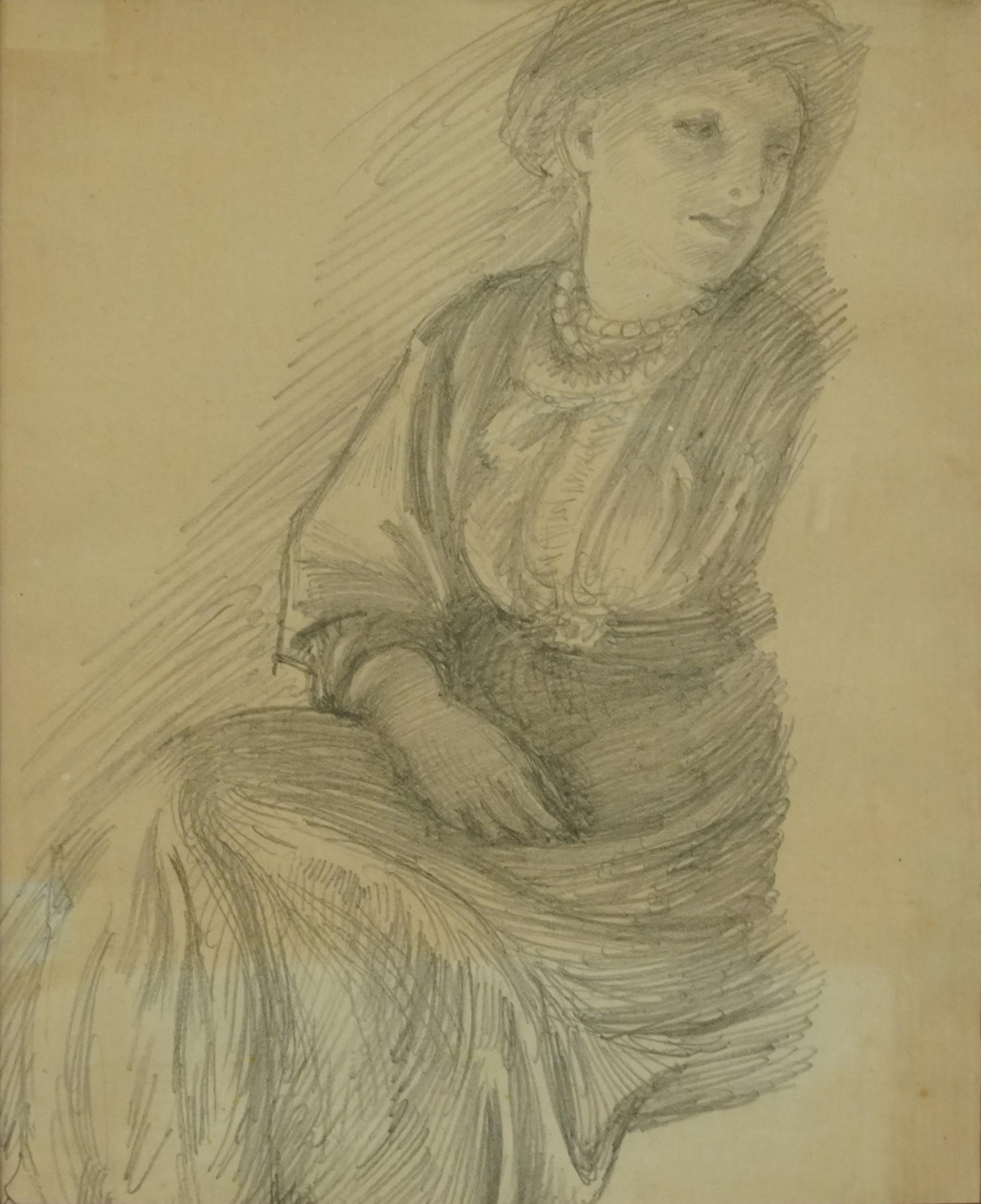 Thomas Matthews Rooke | Head of a seated woman | MutualArt