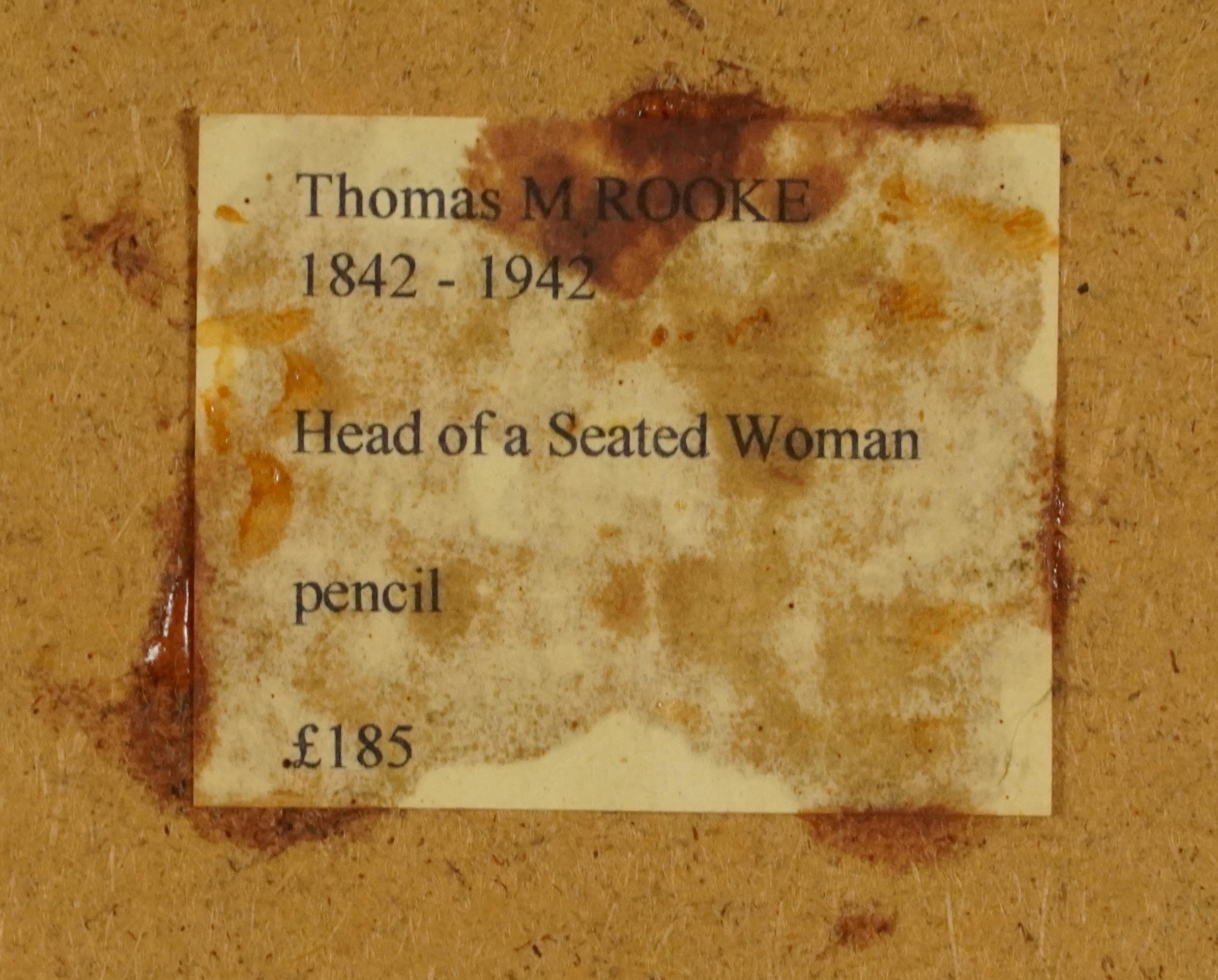 Thomas Matthews Rooke | Head of a seated woman | MutualArt