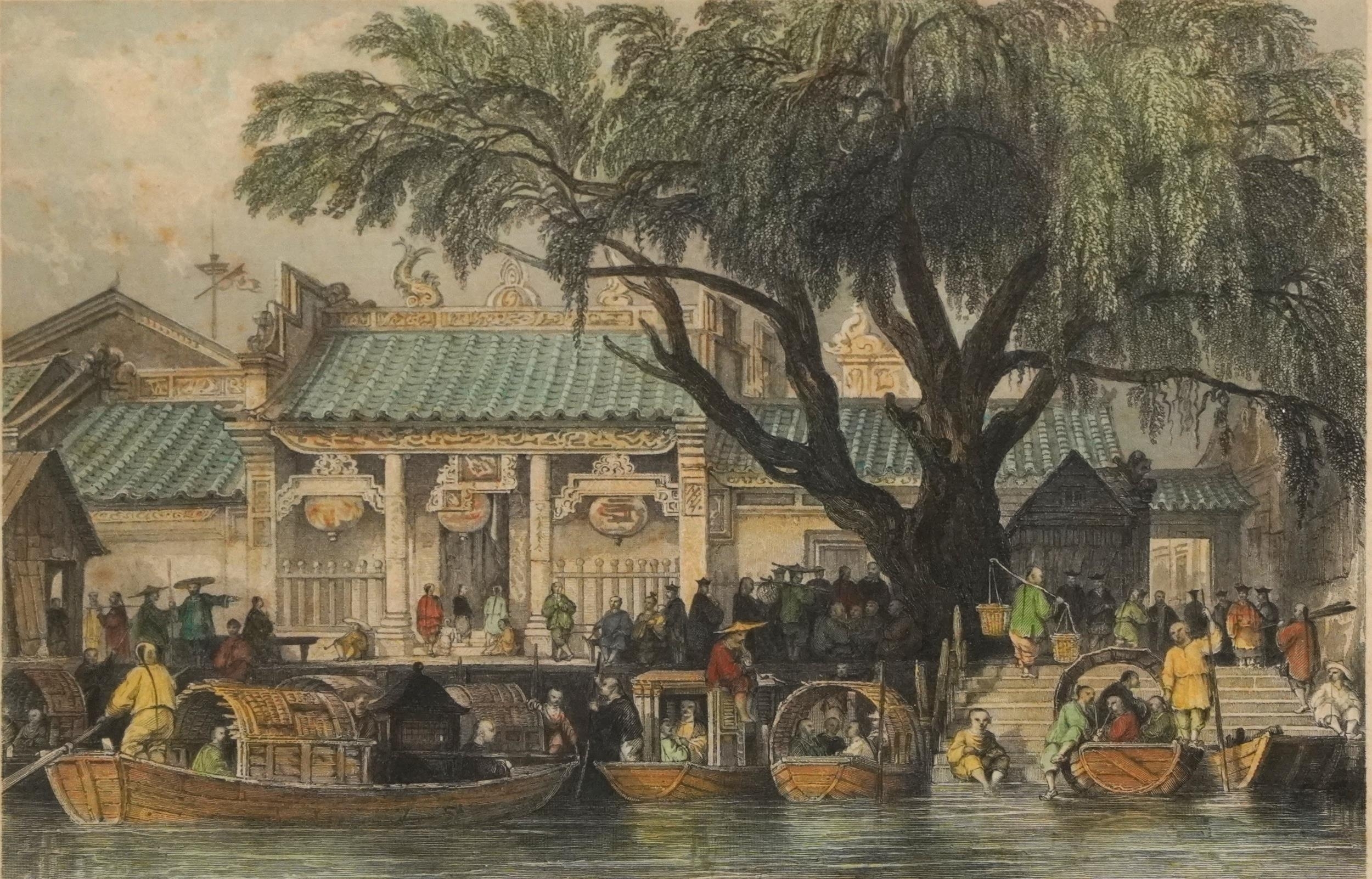 Thomas Allom | set of four 19th century Chinese landscapes including ...