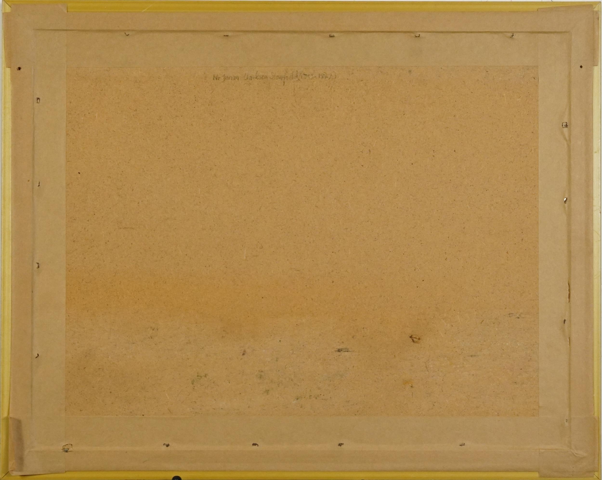 Clarkson Frederick Stanfield | Village landscape with church and bridge ...