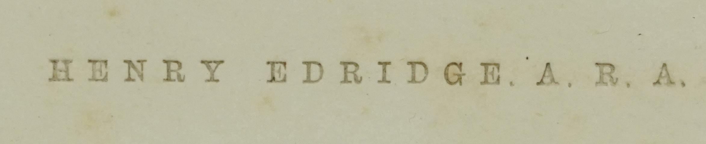 Henry Edridge | Bridge over stream before trees (19th Century) | MutualArt
