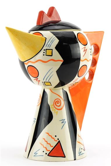Lorna Bailey | hand painted Storage pattern chicken design teapot ...