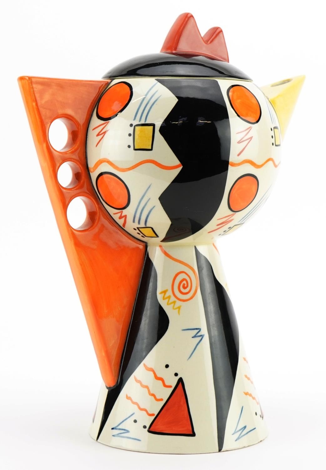 Lorna Bailey | hand painted Storage pattern chicken design teapot ...