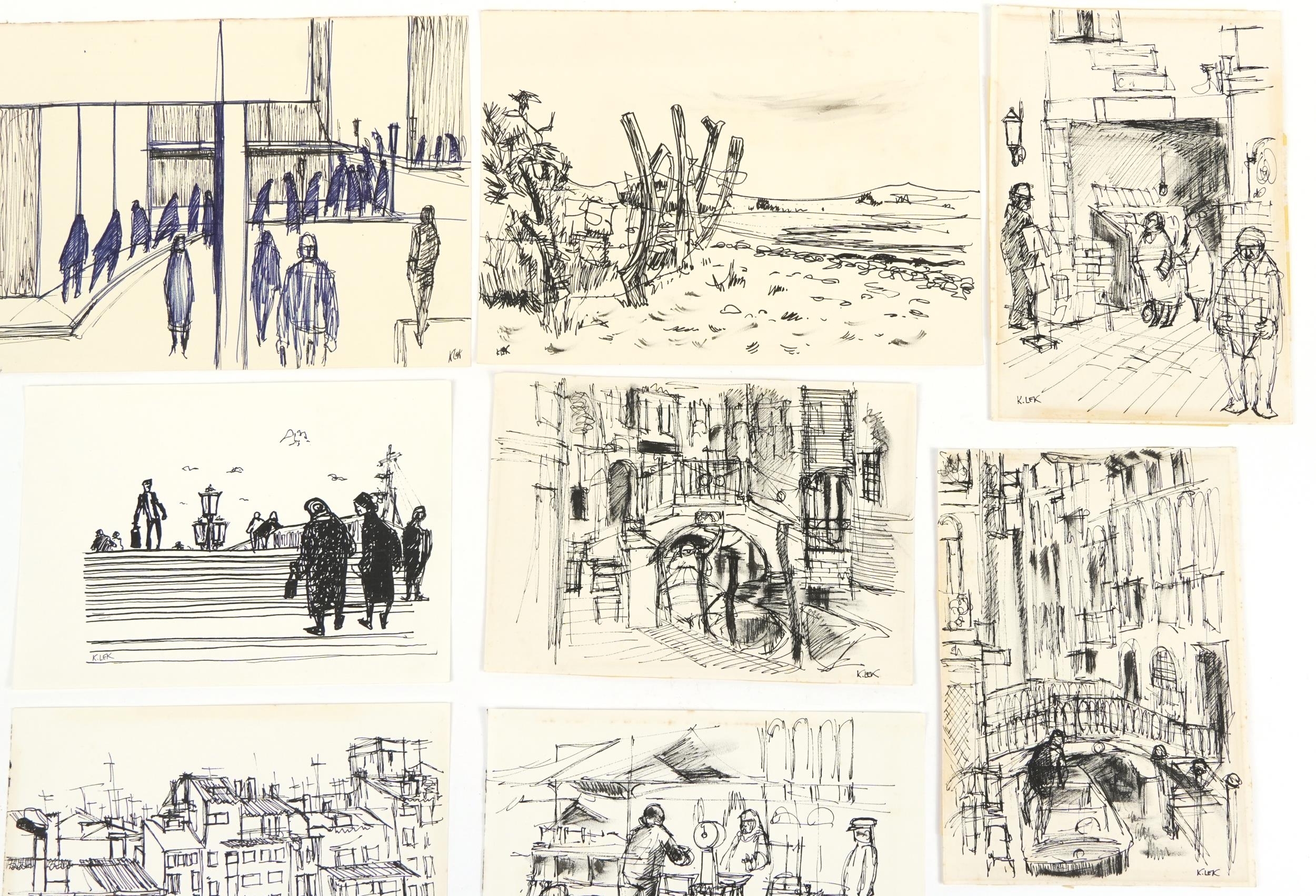 Karel Lek | Street scenes | MutualArt