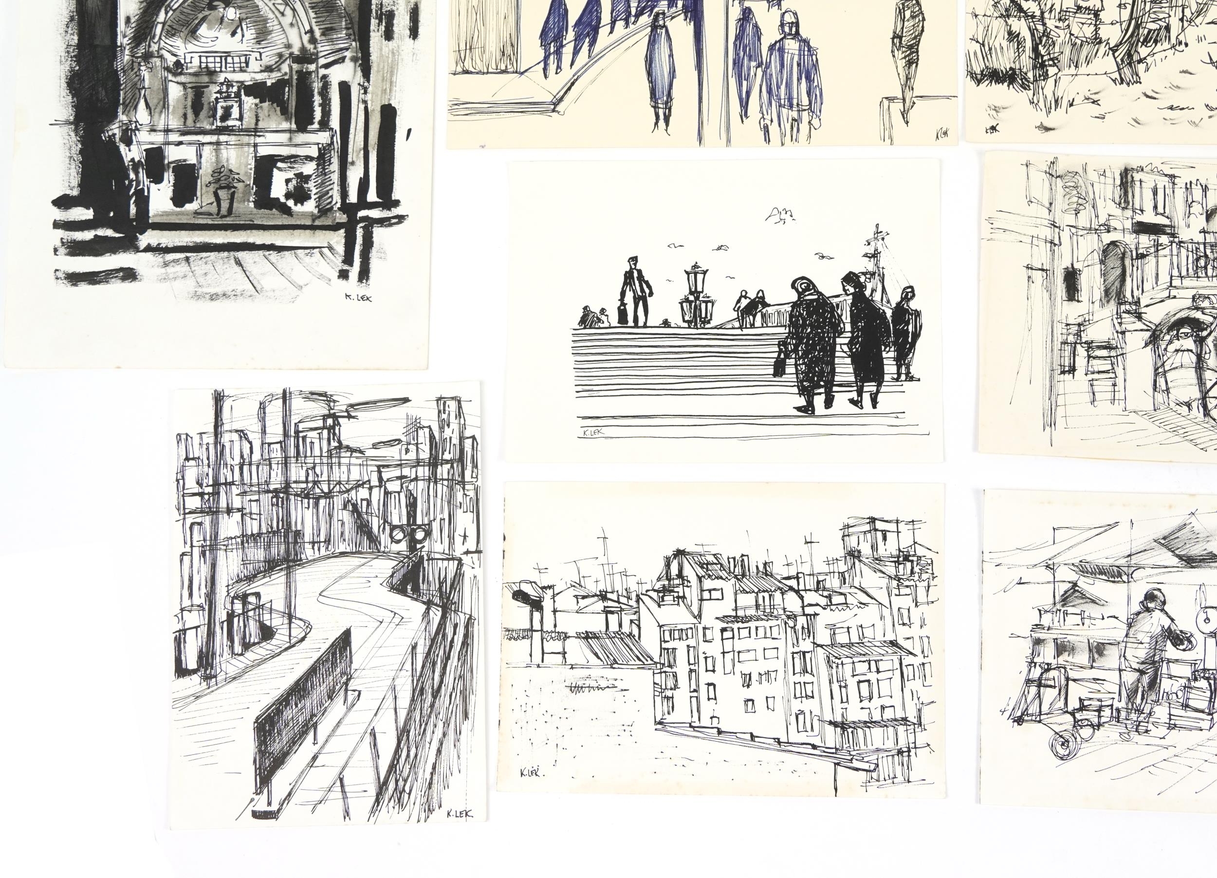 Karel Lek | Street scenes | MutualArt