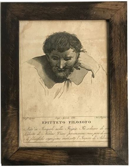 Raffaello Sanzio | Epitteto filosofo after the frescoes illustrating ...