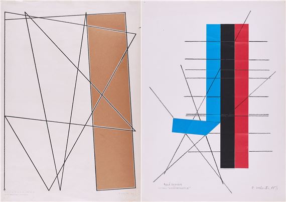 Rudolf Valenta | Mixed Lot of 2 Works on Paper. | MutualArt