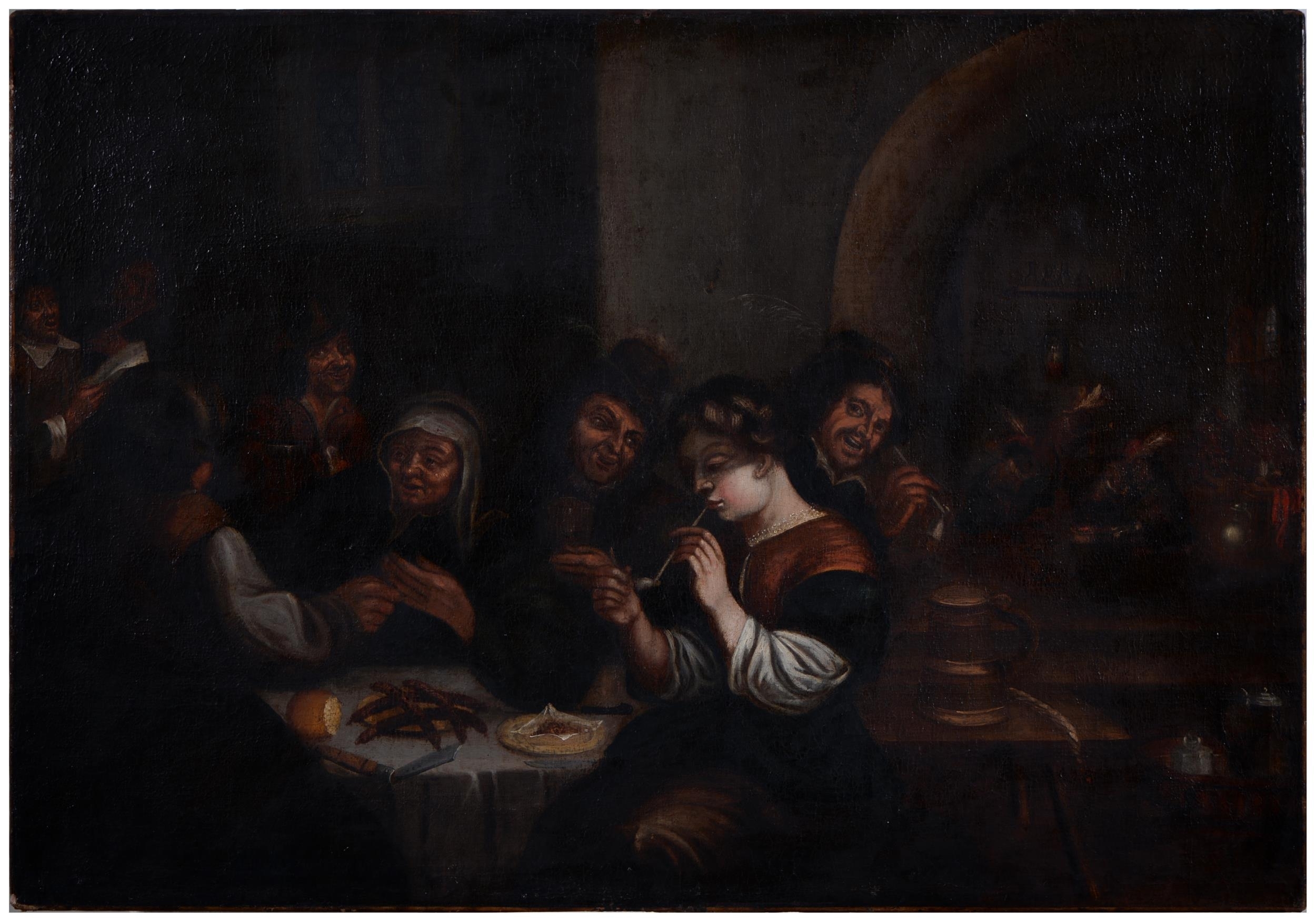 Adriaen Brouwer | - Tavern Scene, | MutualArt