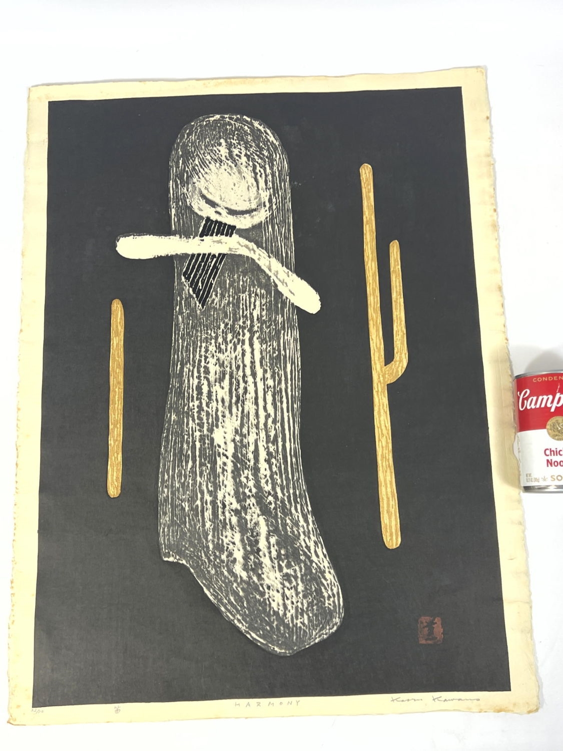 Kaoru Kawano | KAORU KAWANO Japanese Woodblock Print. Young Woman ...