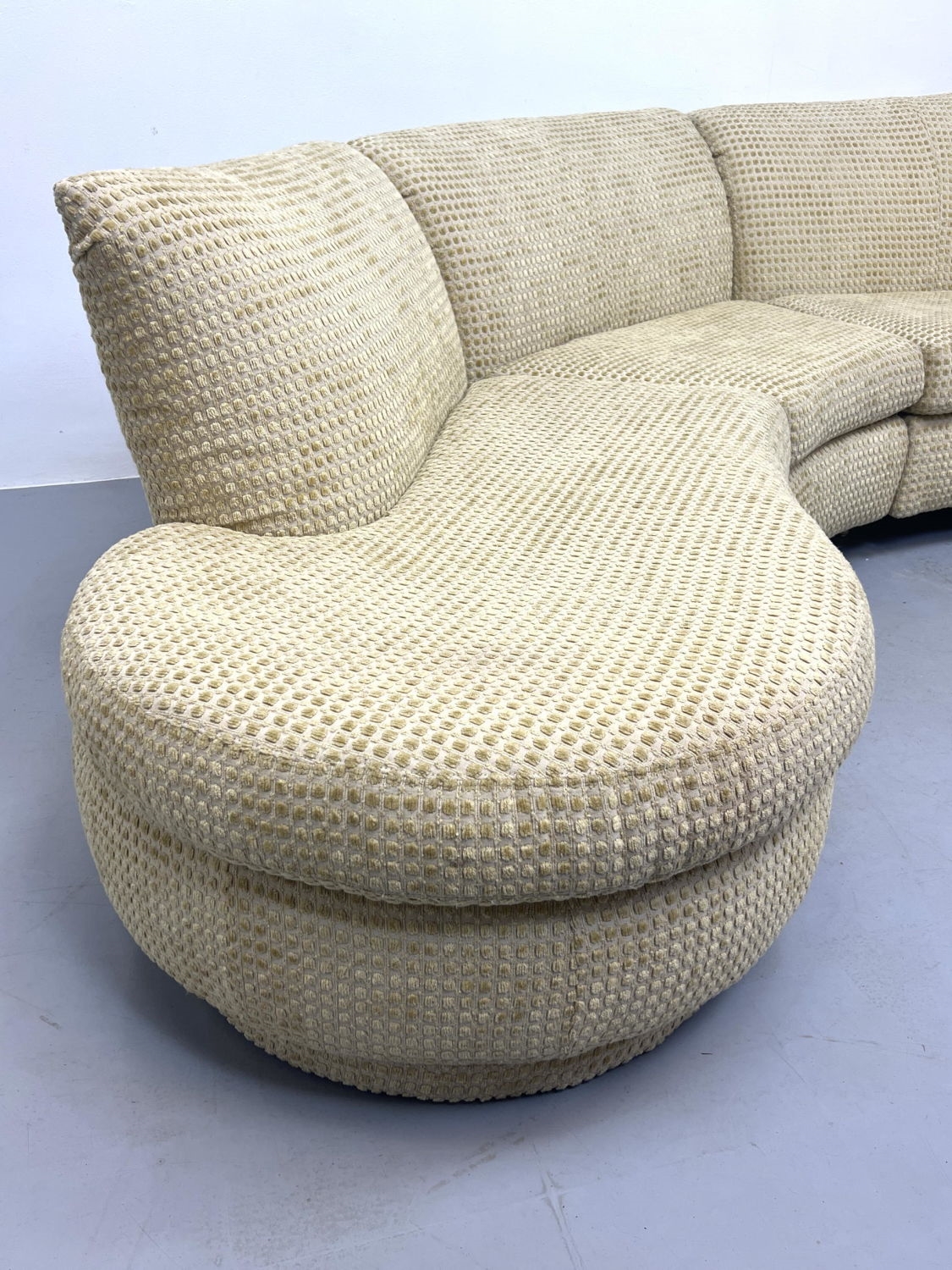 Vladimir Kagan | Vladimir KAGAN Style 3 Section Curved Sofa. Carson's ...