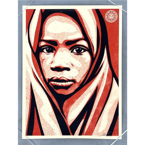 Fairey Shepard | Shepard Fairey Silkscreen Art Print BLANKET. Signed ...