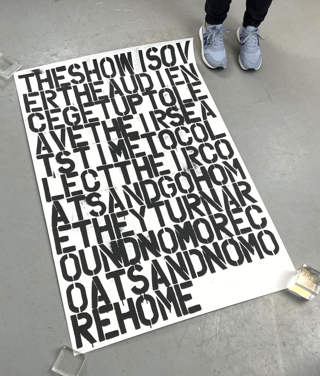 Christopher Wool | Christopher Wool Felix Gonzalez- Torres. Unsigned ...