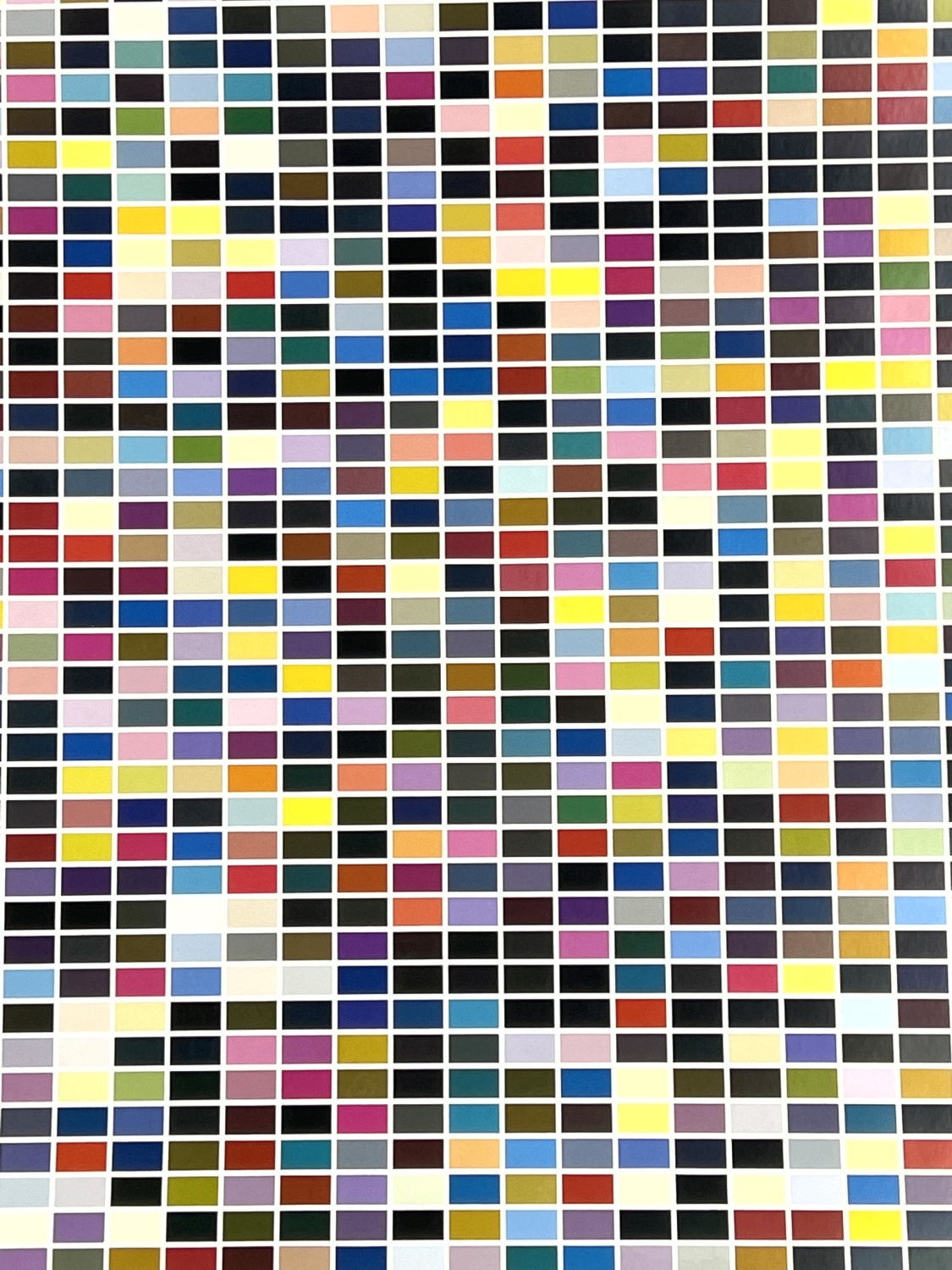 Gerhard Richter | Gehard Richter color chart offset poster. | MutualArt