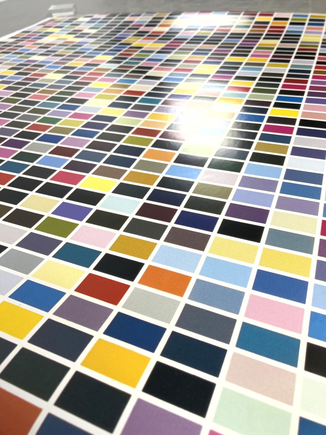 Gerhard Richter | Gehard Richter color chart offset poster. | MutualArt