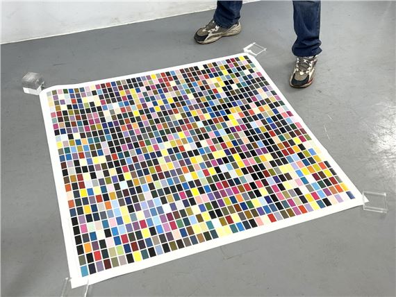 Gerhard Richter | Gehard Richter color chart offset poster. | MutualArt
