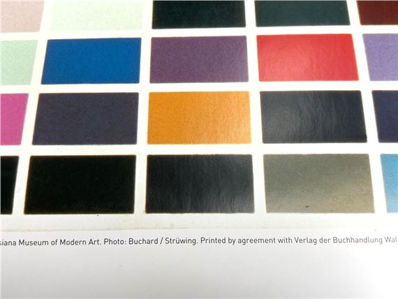 Gerhard Richter | Gehard Richter color chart offset poster. | MutualArt