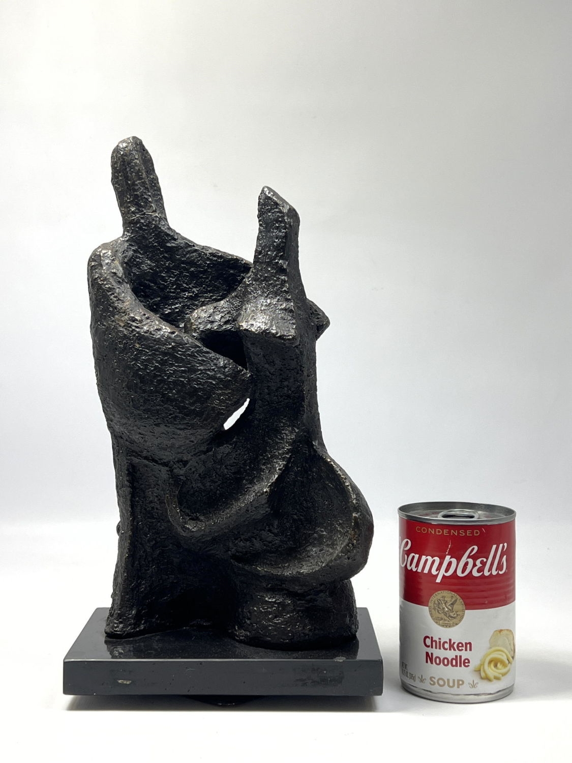 Henry Moore | Henry Moore Style Sculpture in bronzed finish composition ...