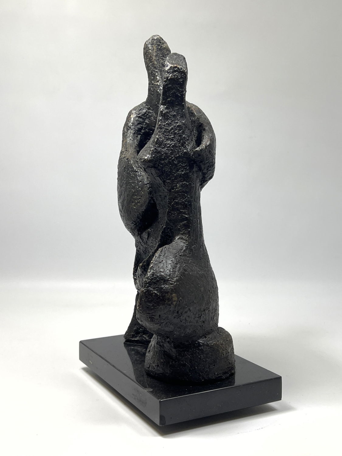Henry Moore | Henry Moore Style Sculpture in bronzed finish composition ...