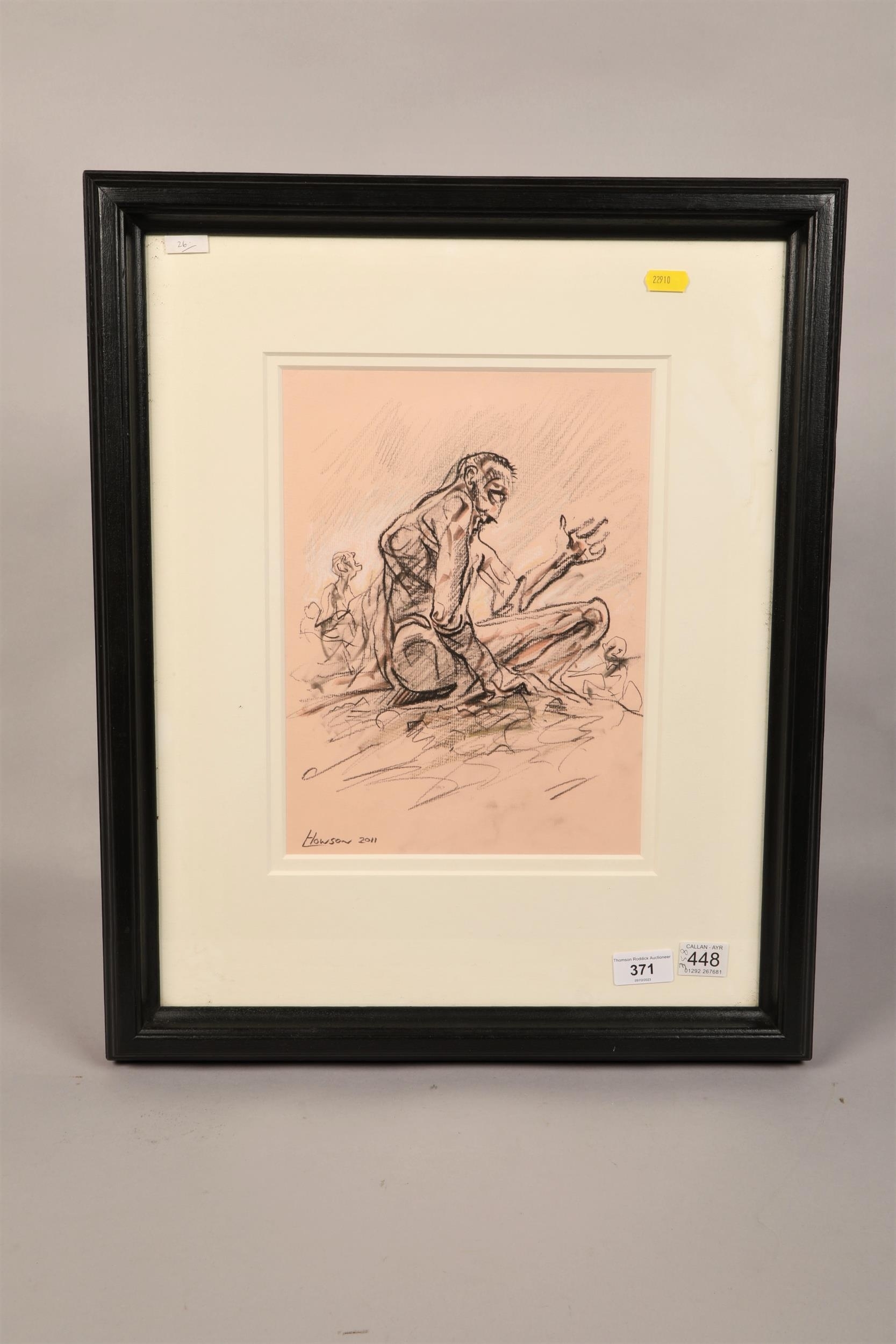 Peter Howson Obe | Seated Gentleman | MutualArt