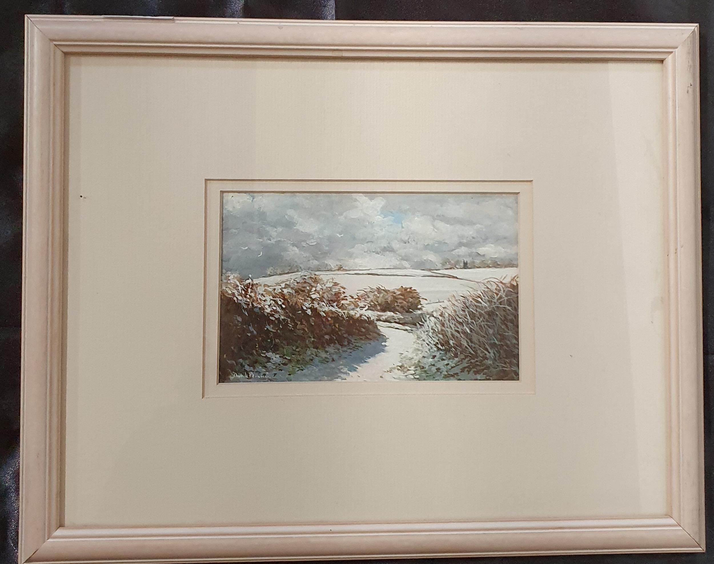 Derek Plummer | a winter scene | MutualArt