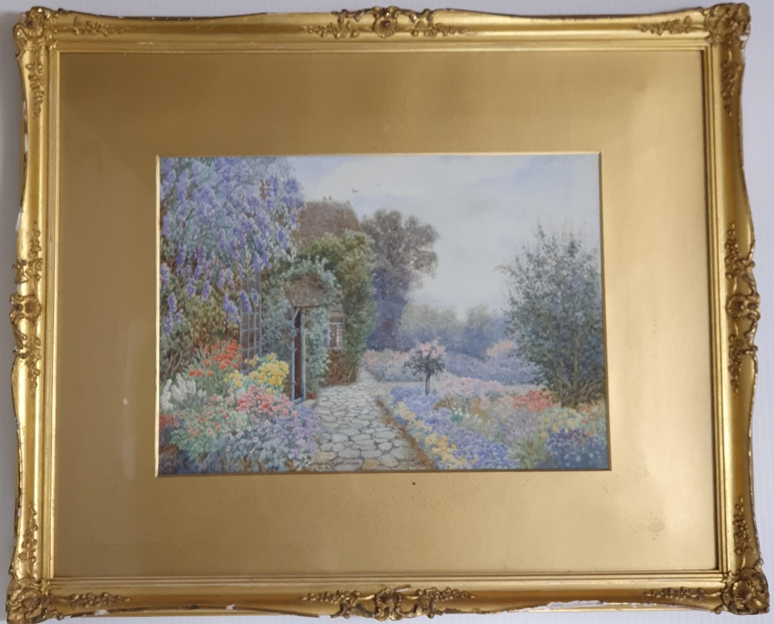 James Matthews | country cottage garden scenes | MutualArt