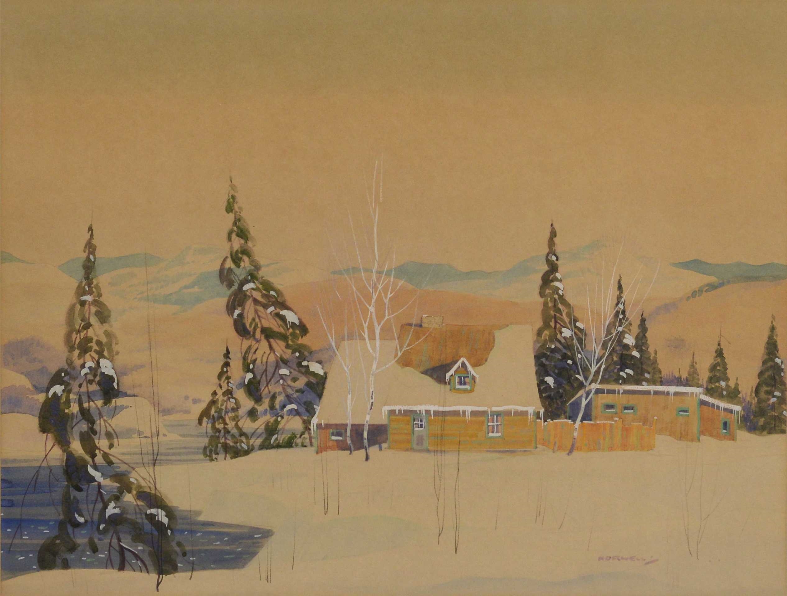 Graham Norwell | Norwell, Graham Noble - Paysage d'hiver | MutualArt
