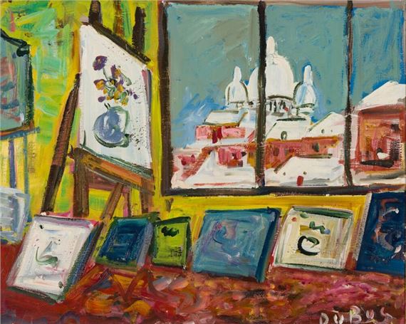 Roland Dubuc | L'atelier du peintre à Montmartre | MutualArt