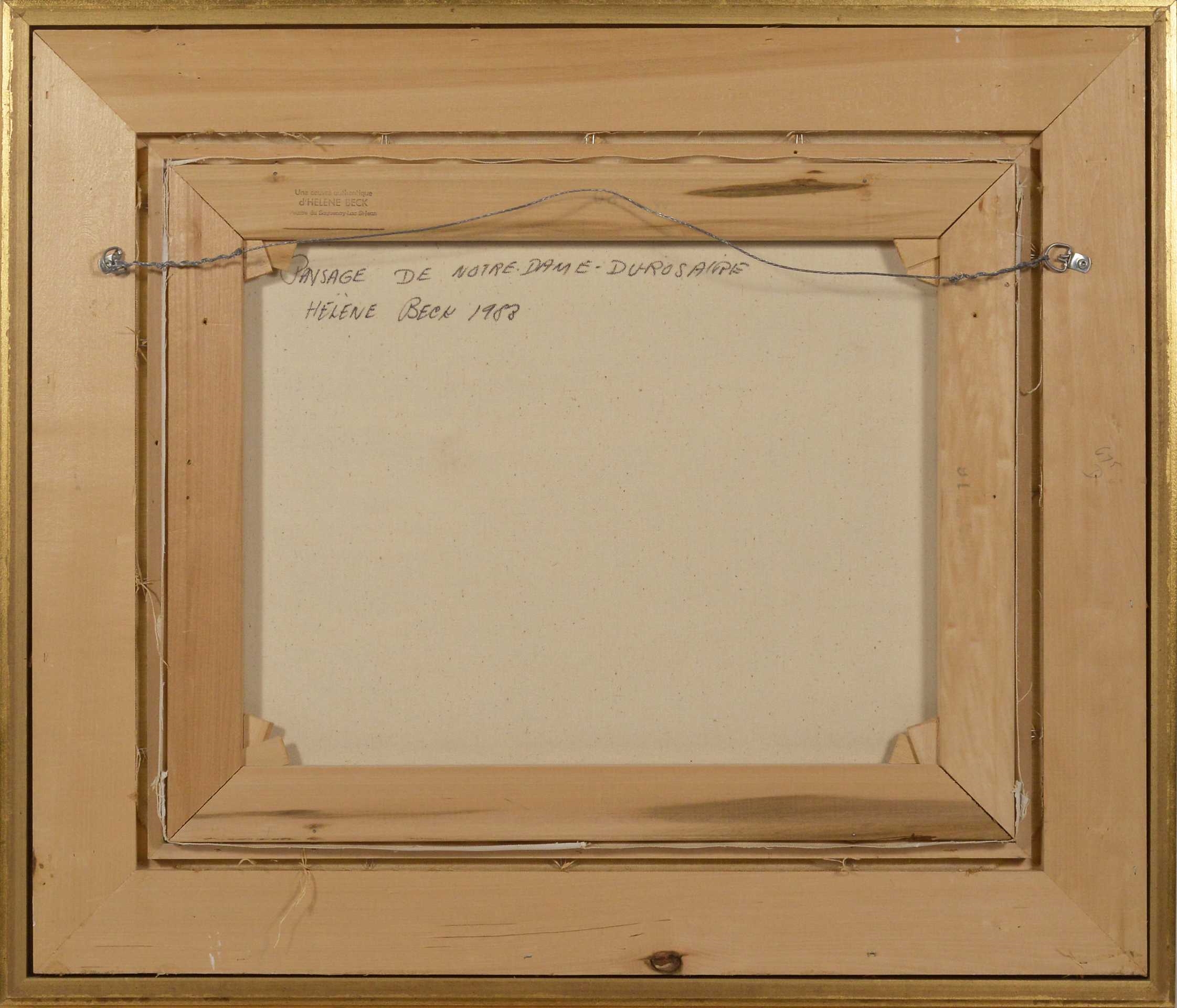 Hélène Beck | Paysage de Notre Dame du Rosaire (1988) | MutualArt
