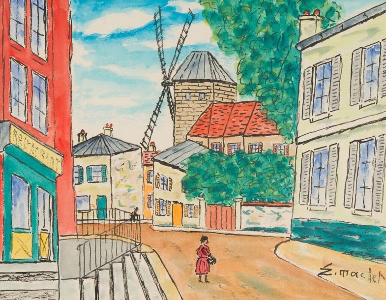 Élisée Maclet | Le moulin de la galette | MutualArt
