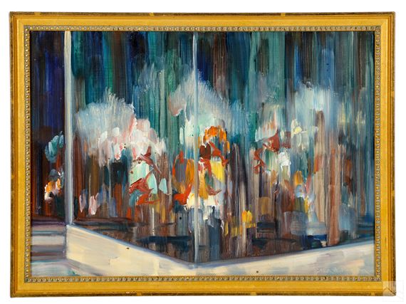 Peter A. Panow | Peter Panow 1902-1975 Modernist Abstract Painting ...