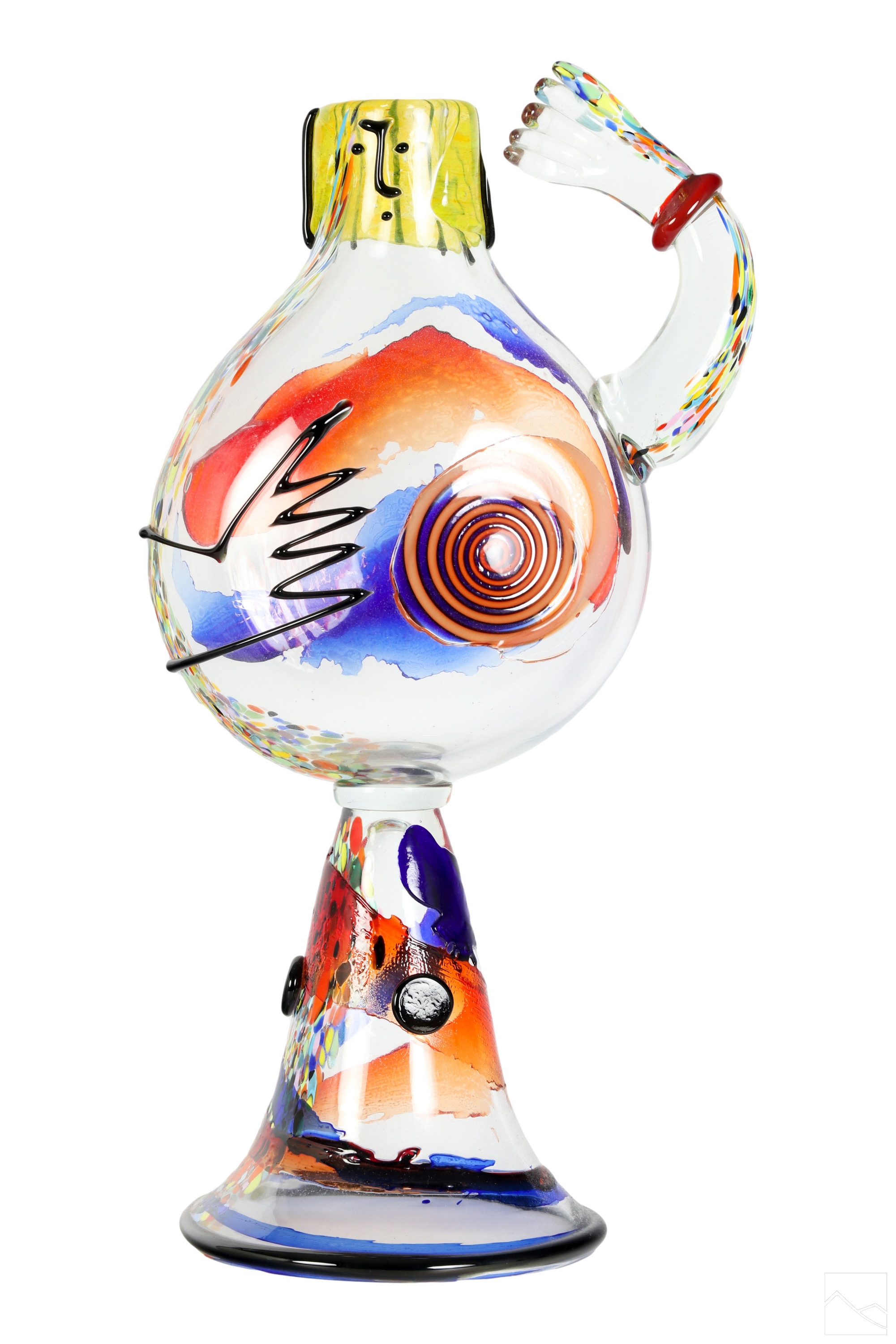 Mario Badioli | Murano Mario Badioli Picasso Art Glass Sculpture ...
