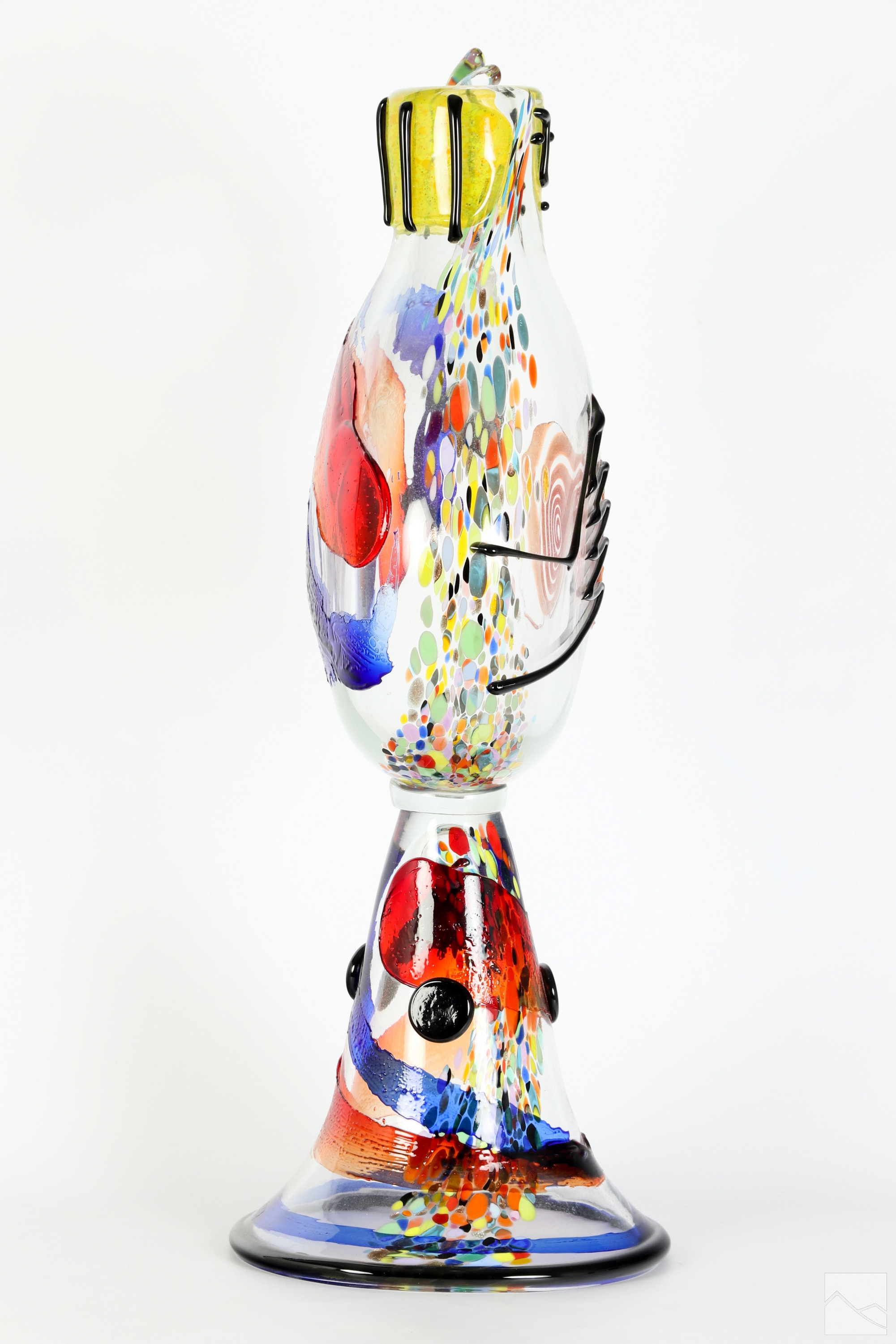 Mario Badioli | Murano Mario Badioli Picasso Art Glass Sculpture ...