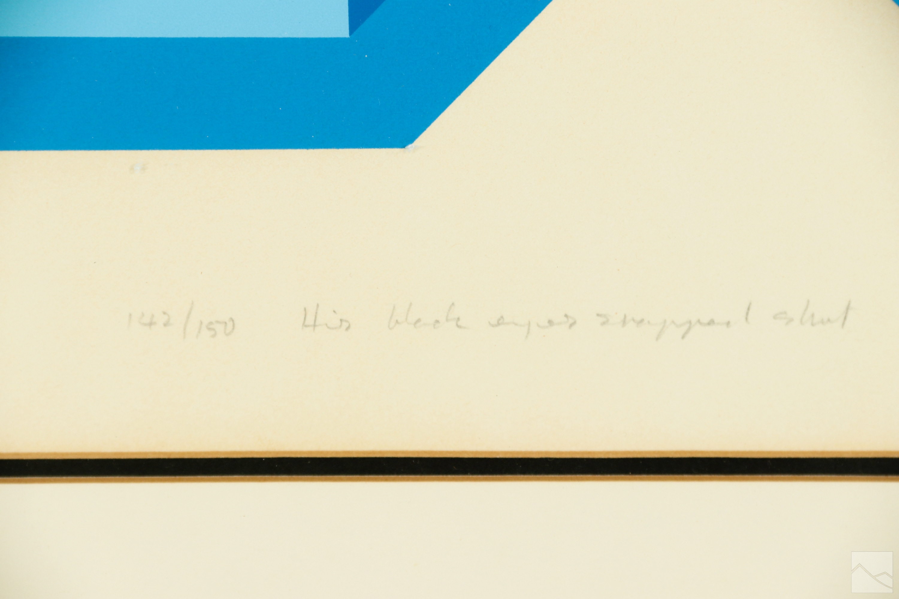 Michael Challenger | Michael Challenger b.1939 Optical Art Litho SIGNED ...