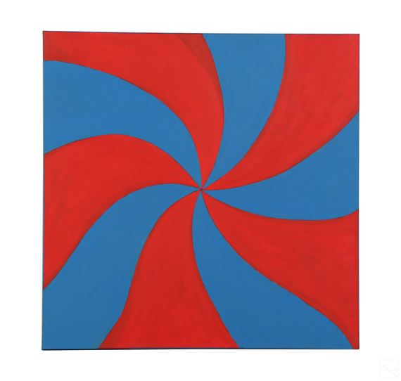 Tim Ray Fisher | Tim Ray Fisher b.1969 Color Field Op Art Painting ...