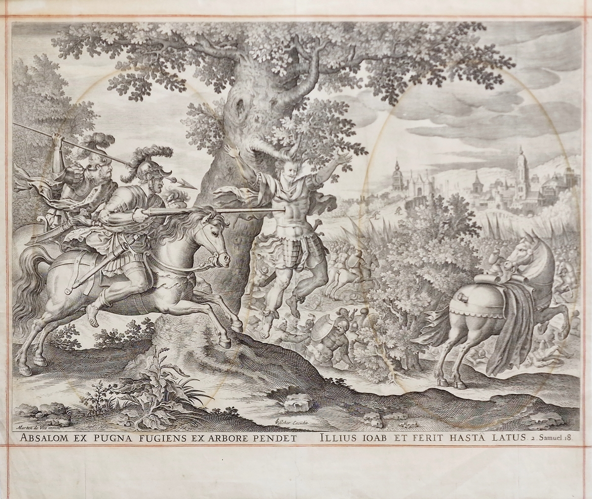 Maerten de Vos | Gravure sur papier, taches (1532) | MutualArt