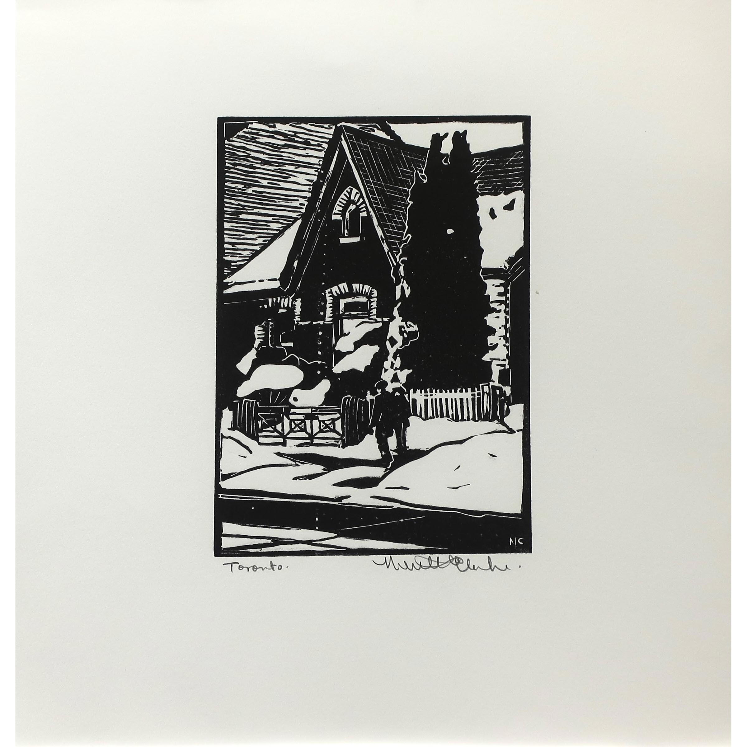 Neville Clarke | WINTER PATTERNS & TORONTO | MutualArt