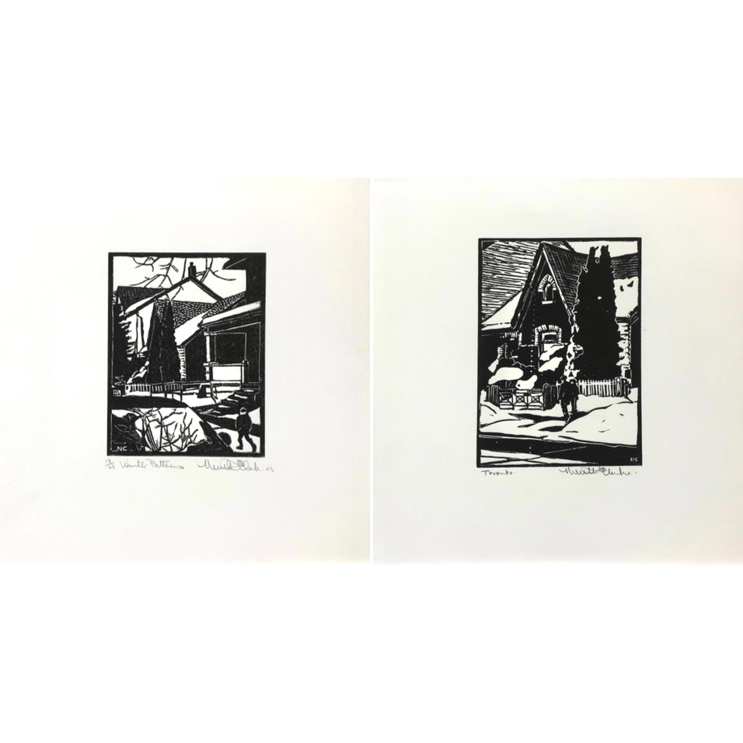 Neville Clarke | WINTER PATTERNS & TORONTO | MutualArt