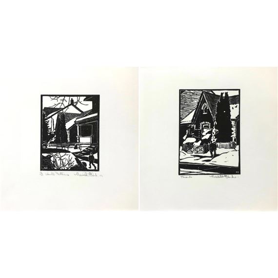 Neville Clarke | WINTER PATTERNS & TORONTO | MutualArt