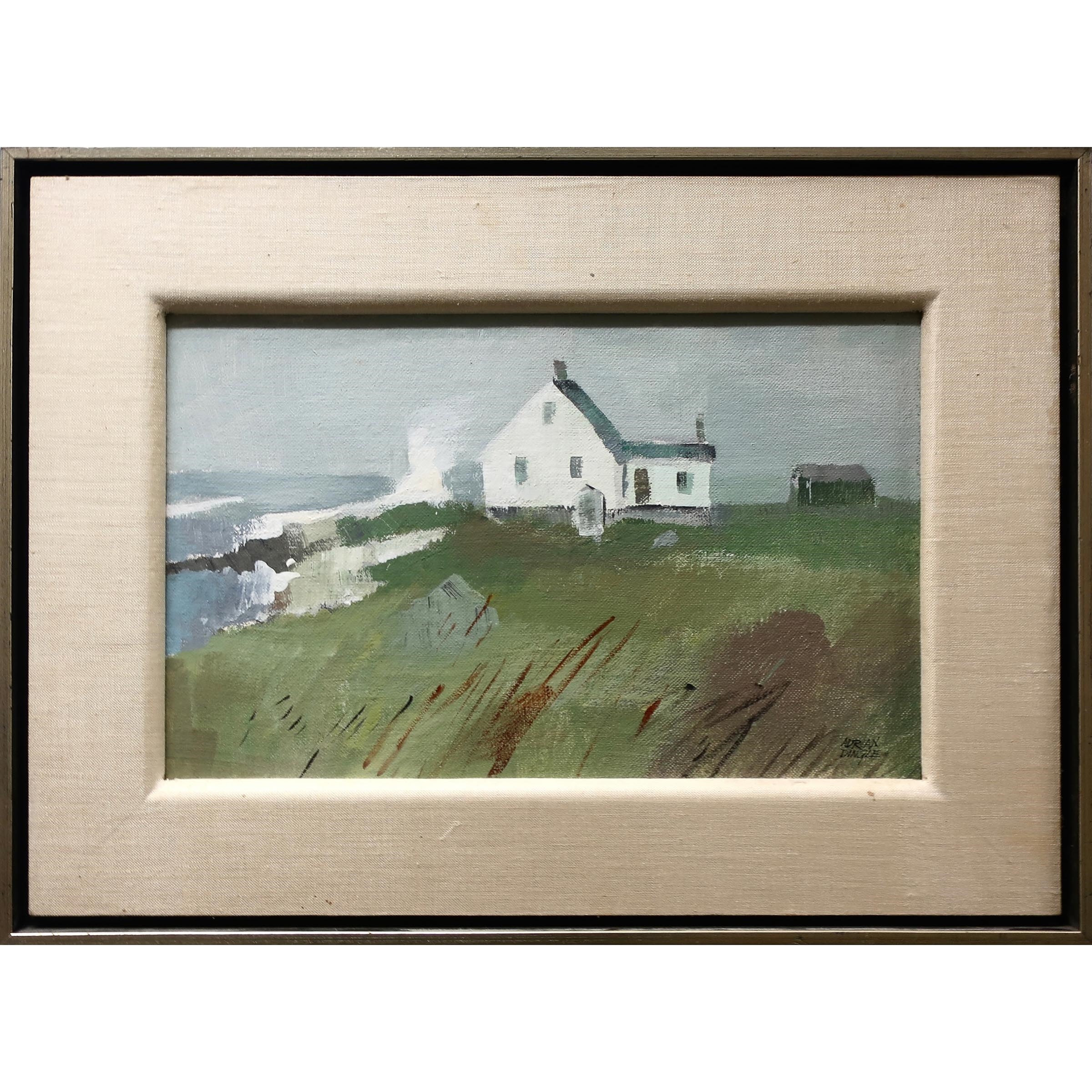 Adrian Dingle | SURF AND THE LANDMARK, YANKEE COVE, NOVA SCOTIA | MutualArt