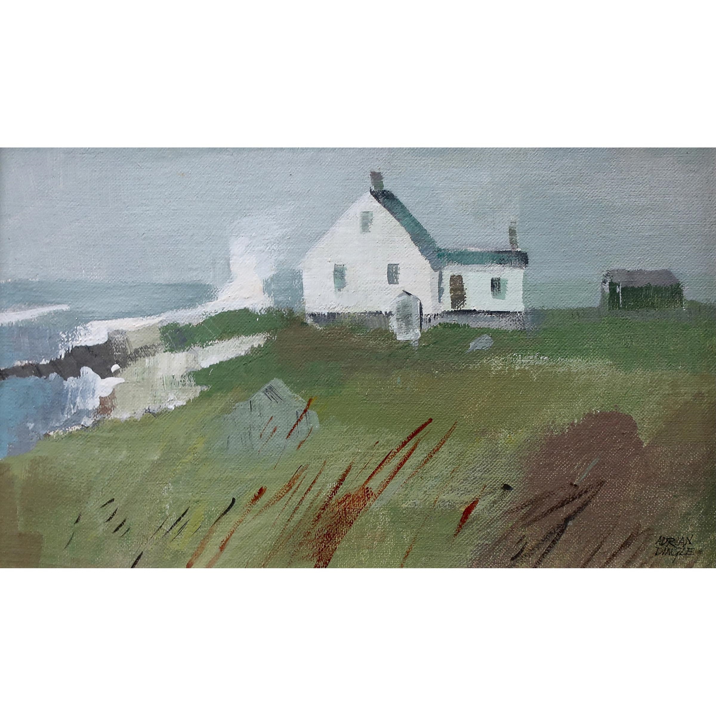 Adrian Dingle | SURF AND THE LANDMARK, YANKEE COVE, NOVA SCOTIA | MutualArt